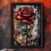 Red Rose Graffiti Wall Art, Digital Download, Colorful Rose Flower ...