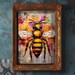 Colorful Bee Street Art, Urban Honey Bee Digital Print, Graffiti Style ...