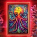 Octopus Graffiti Wall Art, Printable Digital, Colorful Marine Life Wall ...