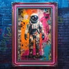 Astronaut Graffiti Wall Art, Digital Download Print, Astronaut Poster ...