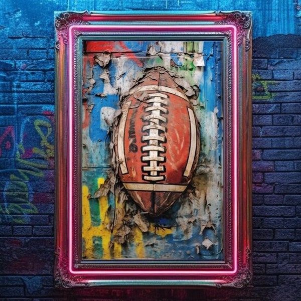 Baseball Bat Graffiti Wall Art, Printable Digital, Colorful Baseball ...