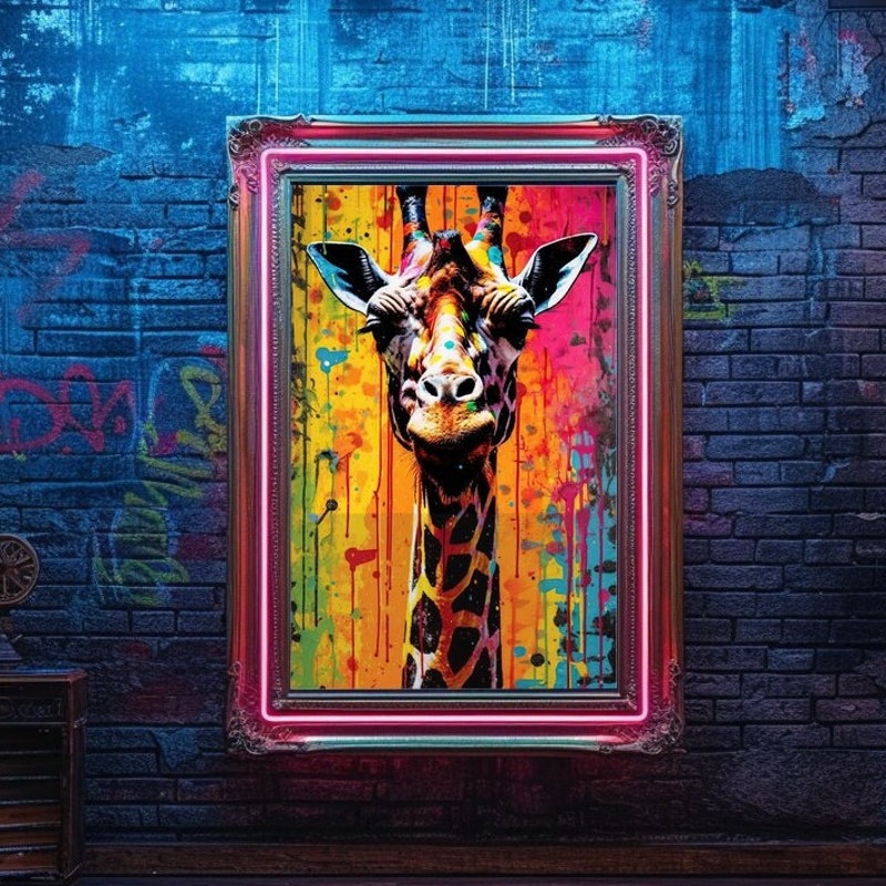 Giraffe Wall Decor - Etsy