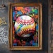 Baseball Graffiti Wall Art, Digital Graffiti Print, Baseball Art Print ...