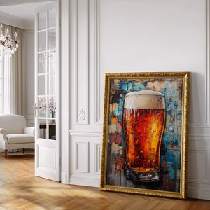 Beer Graffiti Wall Art, Digital Printable Drink Illustration, Fun ...