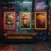 Set of 3 Graffiti Food Art Prints, Hamburger, French Fries, Milkshake ...