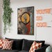 Gold Coin Graffiti Wall Art, Digital Download, Vintage Golden Coin Wall ...