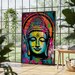 Buddha Graffiti Wall Art, Digital Download, Abstract Colorful Buddha ...