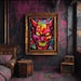 Red Devil Graffiti Wall Art, Digital Download, Demon Horns Art Print ...