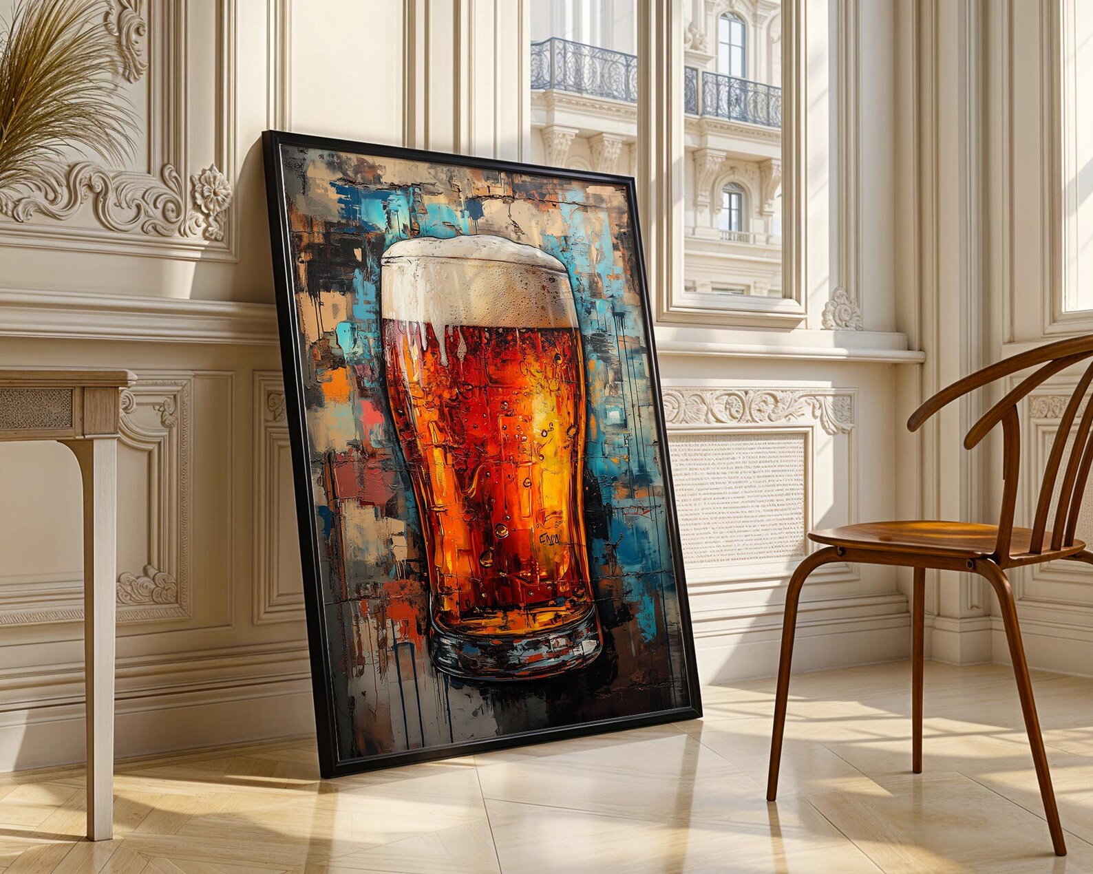 Beer Graffiti Wall Art, Digital Printable Drink Illustration, Fun ...