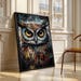 Colorful Owl Street Graffiti Art, Modern Urban Bird Wall Decor, Digital ...