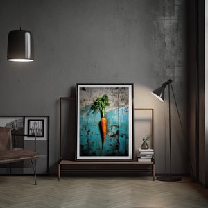 Carrot Graffiti Wall Art Printable Digital Colorful - Etsy