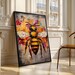 Honeybee Graffiti Wall Art, Digital Download Print, Honey Bee Nature ...