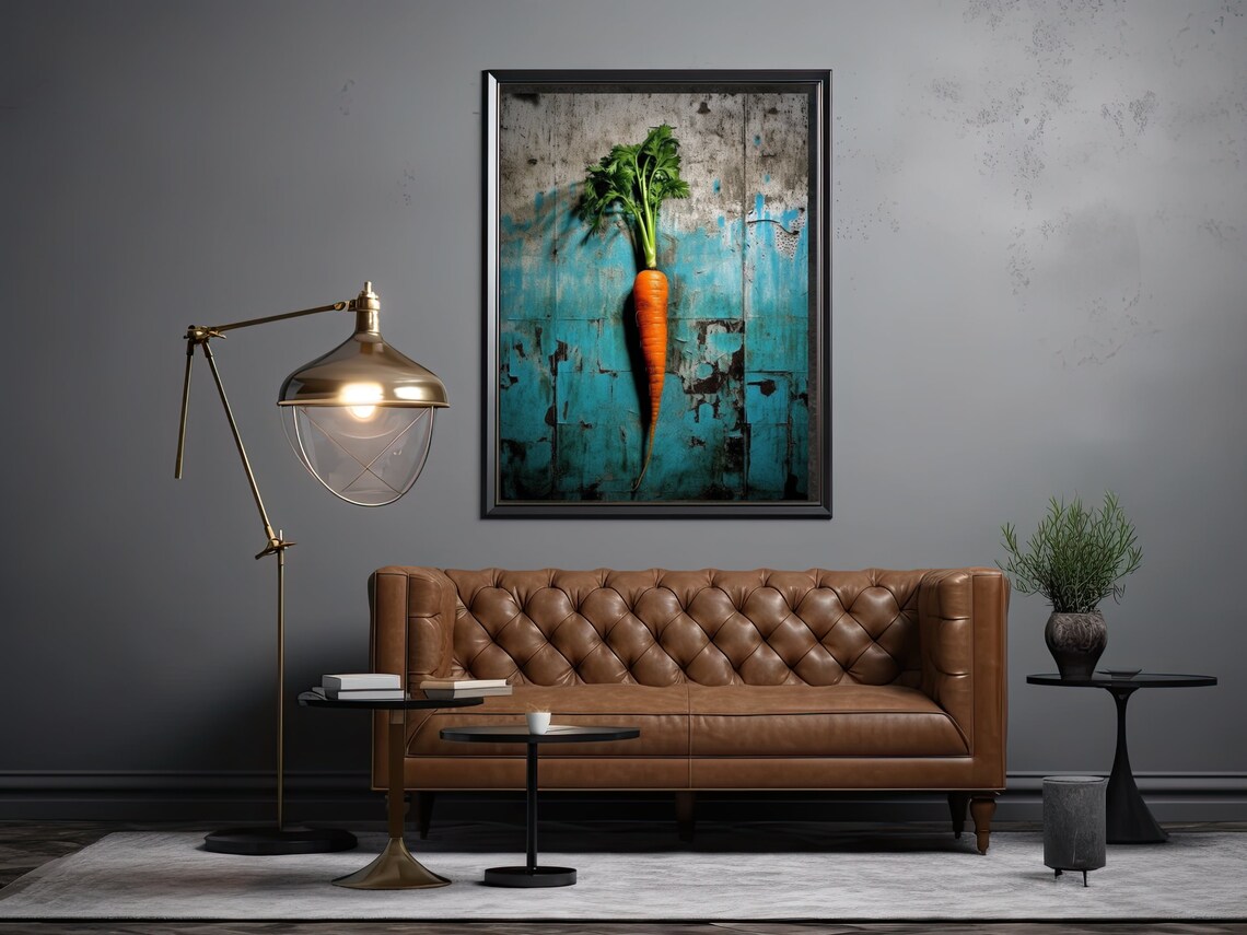 Carrot Graffiti Wall Art Printable Digital Colorful - Etsy