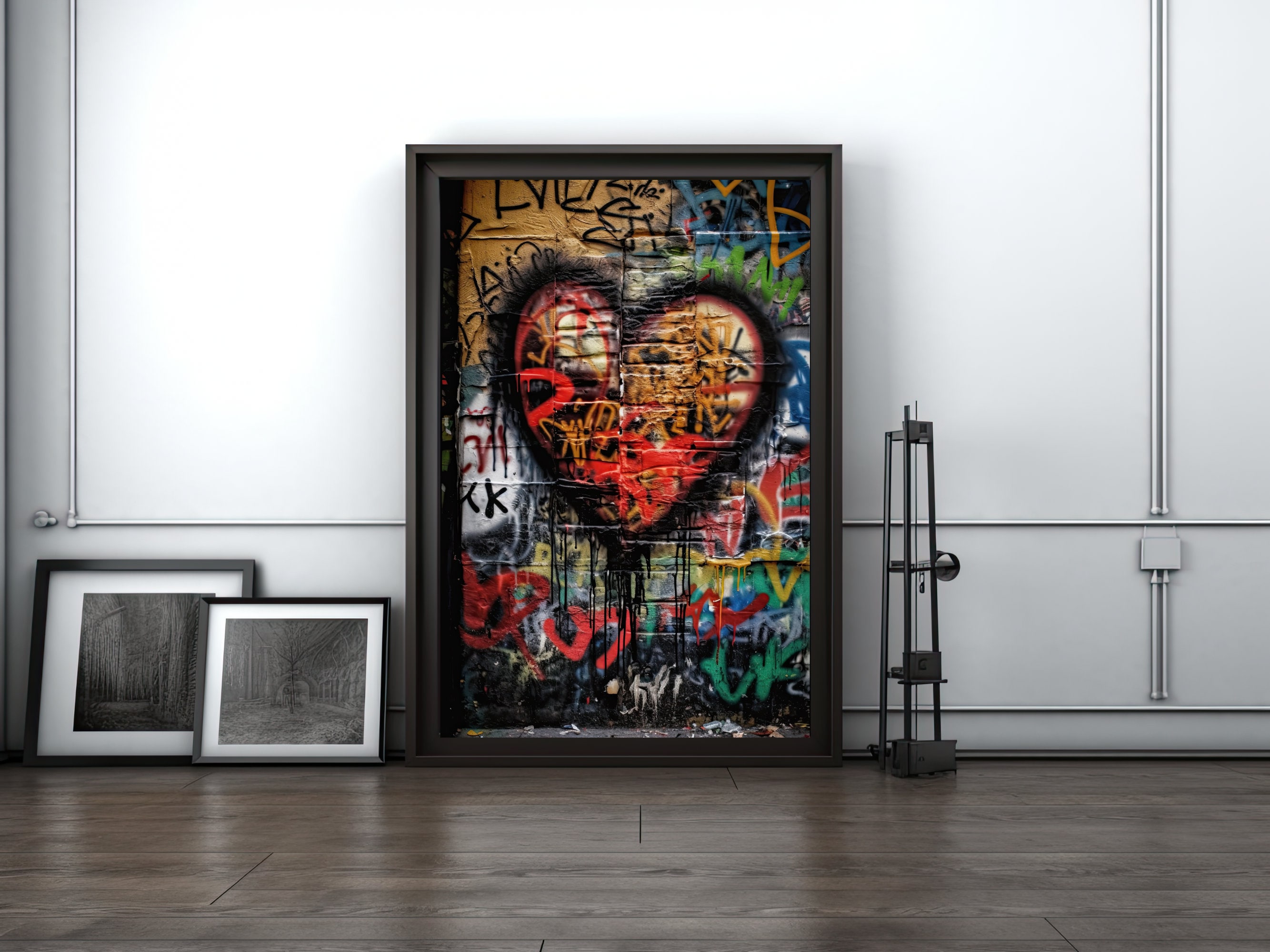 Graffiti Art Hearts