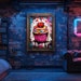 Colorful Cupcake Graffiti Wall Art, Digital Print, Modern, Urban ...