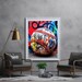 Baseball Graffiti Wall Art, Digital Print, Colorful Sports Wall Decor ...