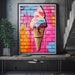 Vanilla Ice Cream Graffiti Wall Art, Digital Download Print, Modern ...