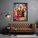 Crown Graffiti Wall Art, Digital Download, Abstract Royal Crown ...