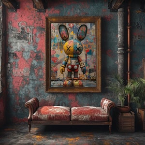 Hypebeast Graffiti Wall Art, Set of 3, Hypebeast Figure Printable Wall ...