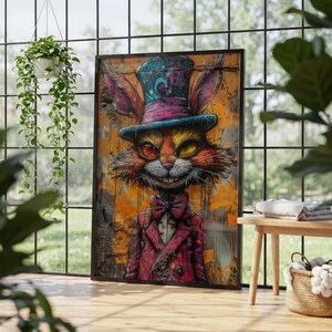Alice in Wonderland Graffiti Wall Prints, Gallery Wall Set, Set of 3 ...