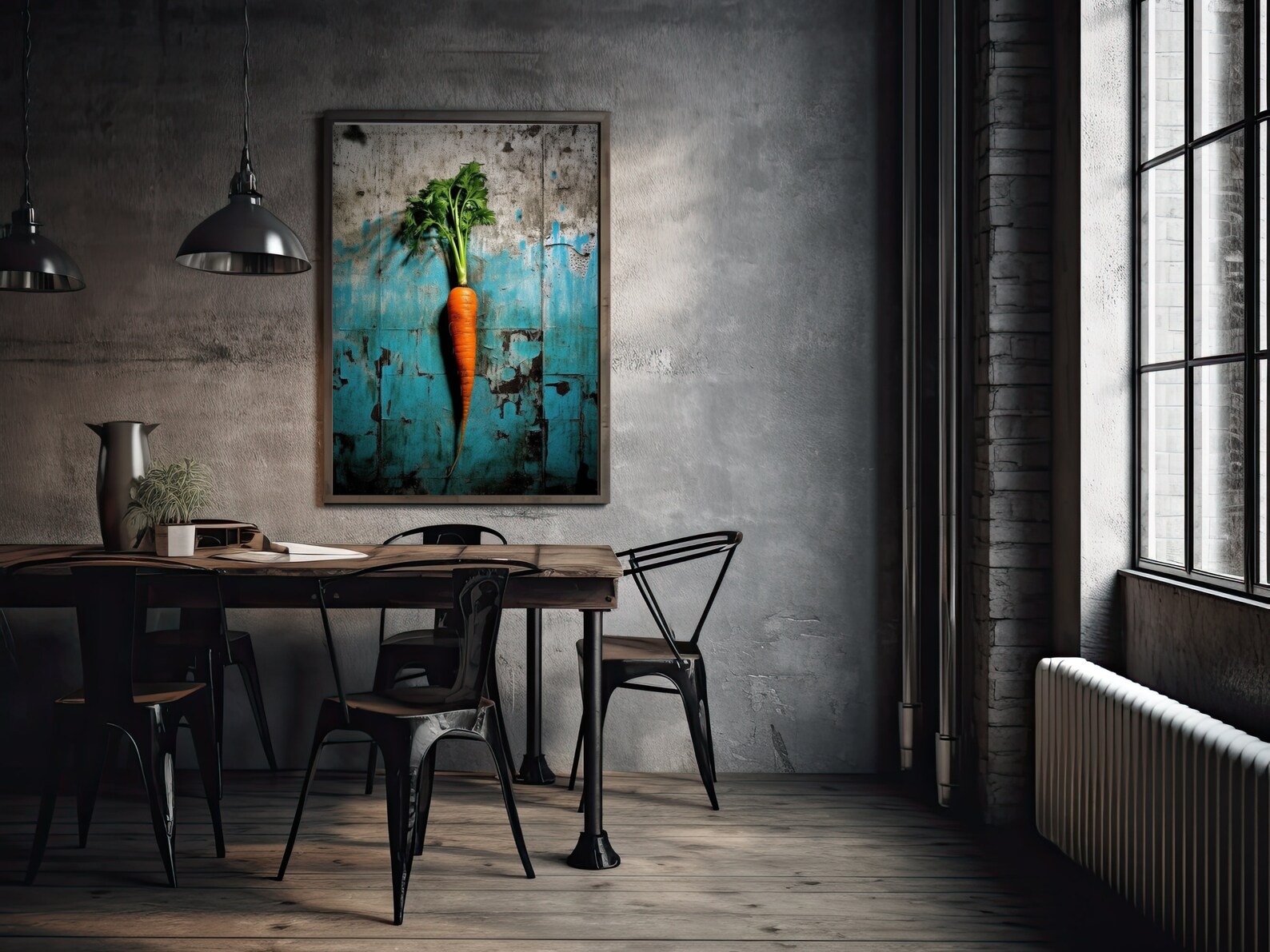 Carrot Graffiti Wall Art Printable Digital Colorful - Etsy