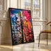 Baseball Bat Graffiti Wall Art, Printable Digital, Colorful Baseball ...