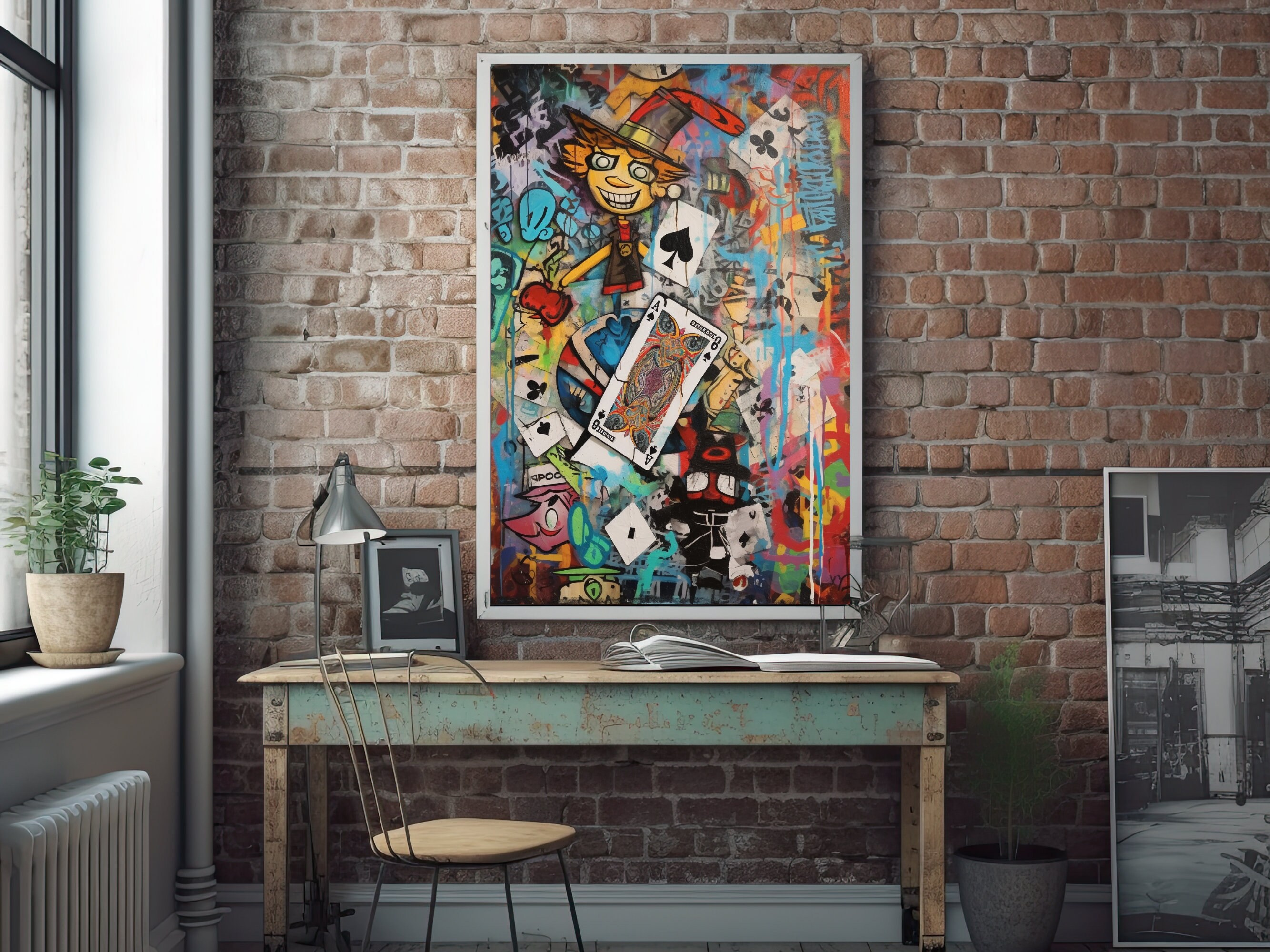Casino Poker Graffiti Wall Art Digital Download Playing - Etsy Australia