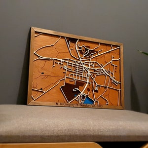 Customisable Multi-layered Wooden Map A4, A3, A2 Size. custom Sizes ...