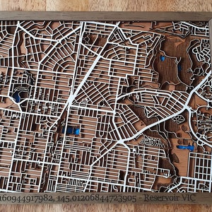 Customisable Multi-layered Wooden Map A4, A3, A2 Size. custom Sizes ...