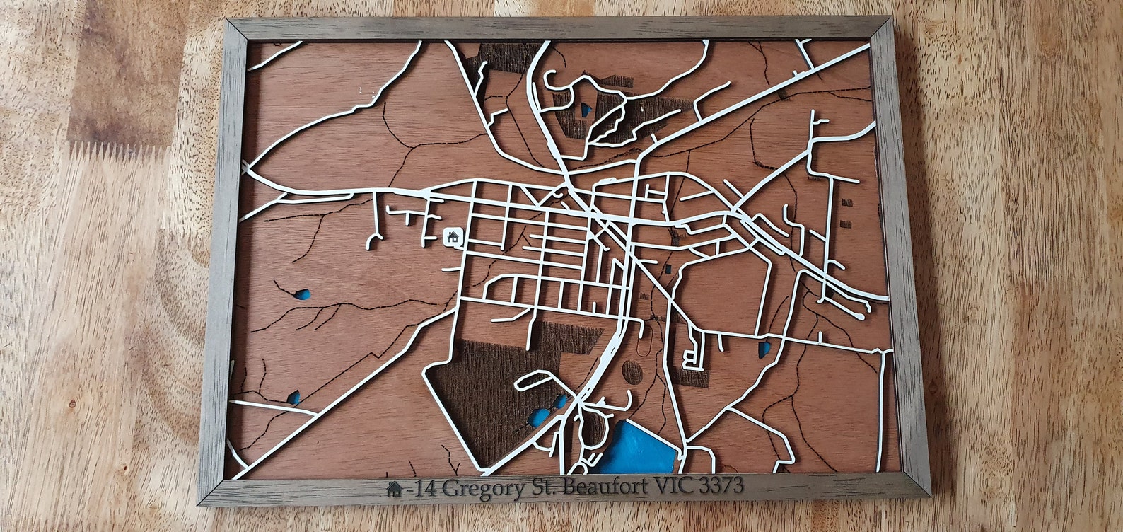 Customisable Multi-layered Wooden Map A4, A3, A2 Size. custom Sizes ...