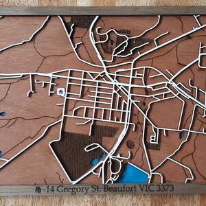 Customisable Multi-layered Wooden Map A4, A3, A2 Size. custom Sizes ...