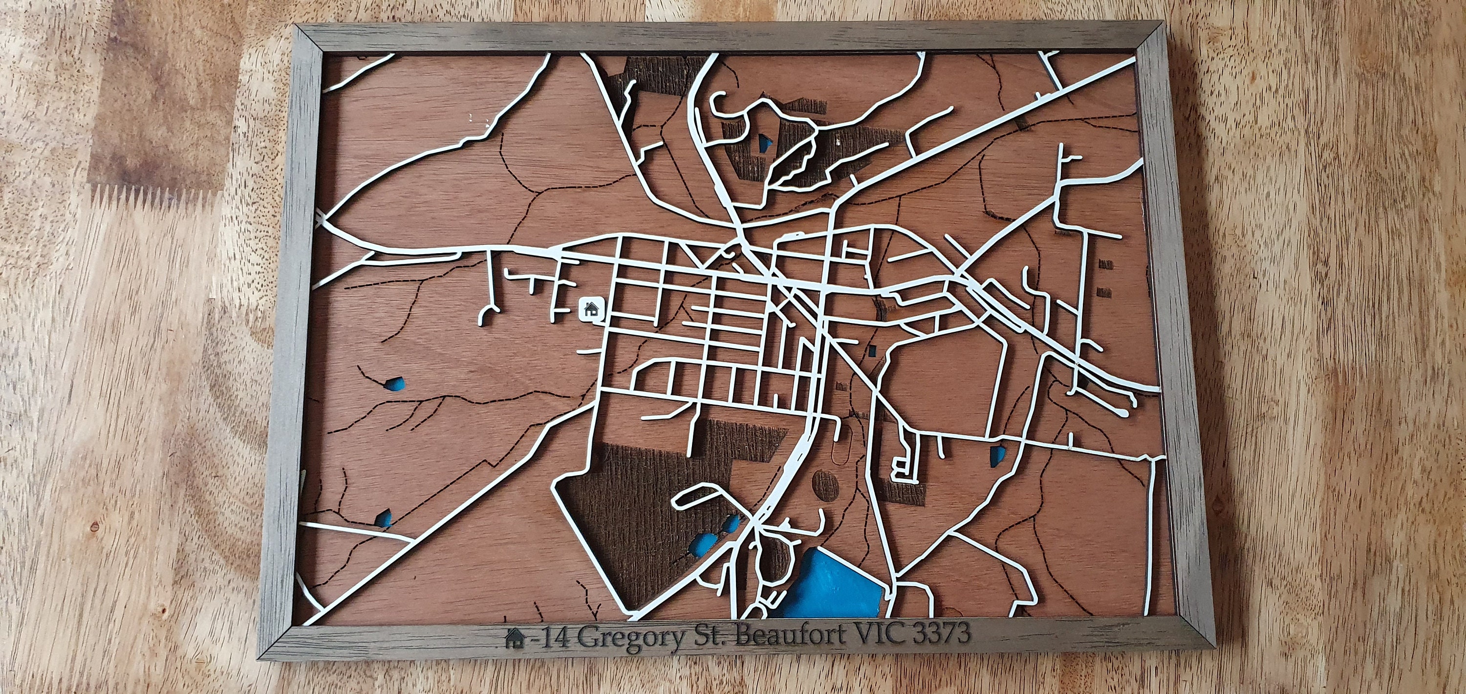 Customisable Multi-layered Wooden Map A4, A3, A2 Size. custom Sizes ...