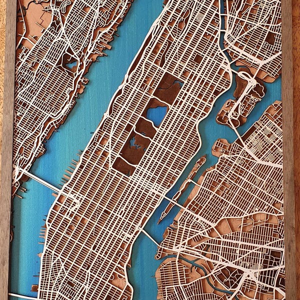 Wooden Map - Etsy