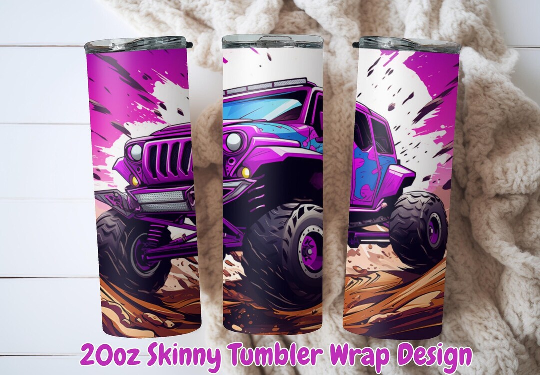 3D Purple Terrain Purple Sxs Tumbler Wrap Sublimation Design UTV ...