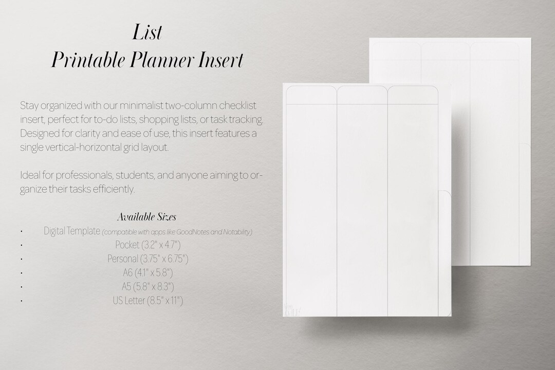A5 Printable Planner Insert | Blank Notes Page With Labels | A5 Size ...