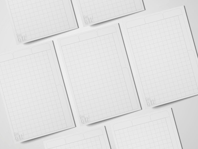 A6 Graph Notes Printable Planner Insert – PDF Download | A6 on US ...