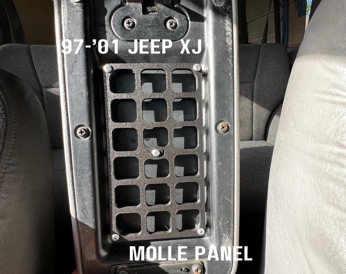Jeep Cherokee XJ MOLLE Panel – 3D Printed Console Lid Organizer (1997 ...