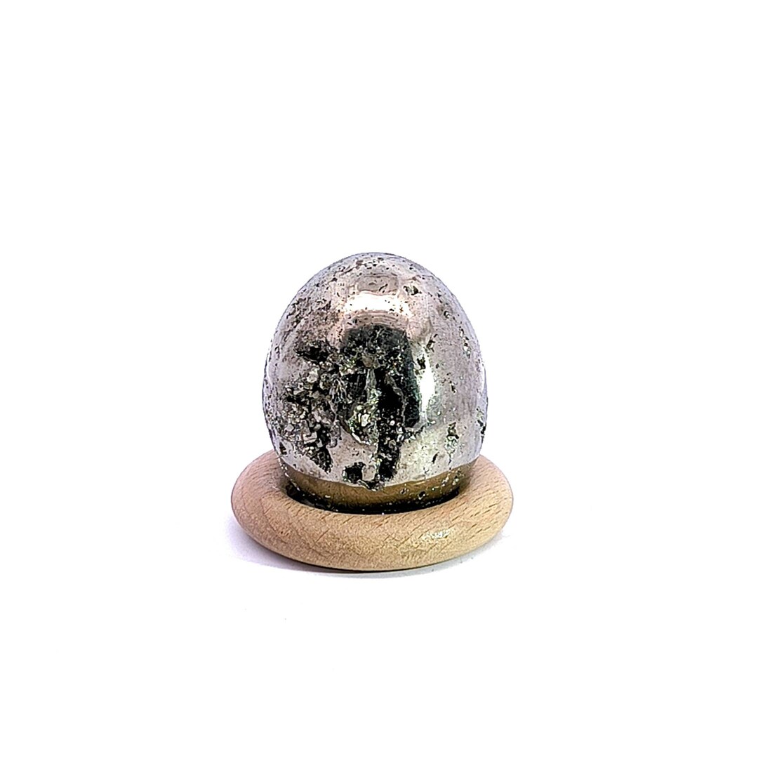 Pyrite Egg 100 Grams Decorative Object in Natural Stone - Etsy