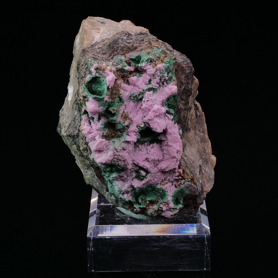 Cobaltocalcite and Malachite Mashamba West Mine DR Congo 325 Grams ...