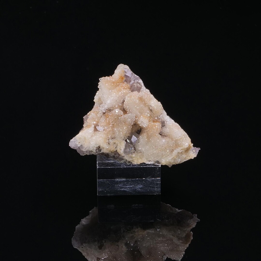 Perimorphosed Quartz After Calcite on Amethyst From the Julienne Vein ...