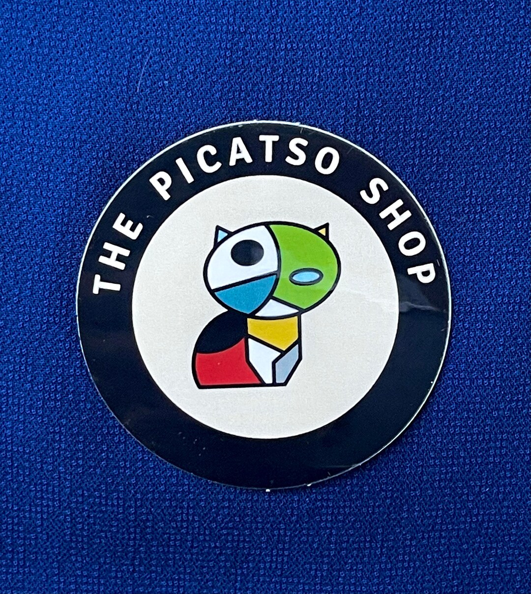 The Picatso Shop Logo Sticker - Etsy