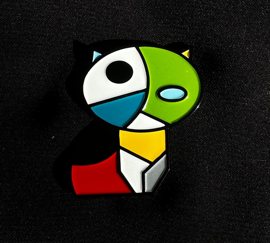 The Picatso Shop Logo Enamel Pin - Etsy