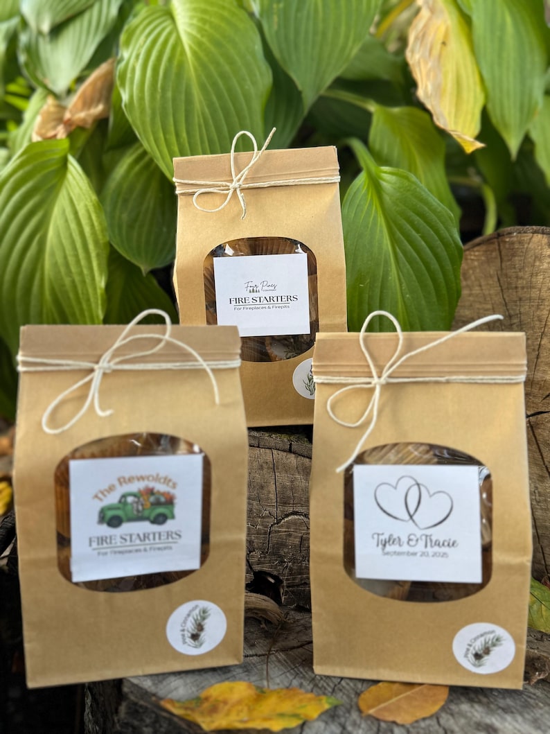 Mini Fire Starters With Optional Custom Label - 8pk - Etsy