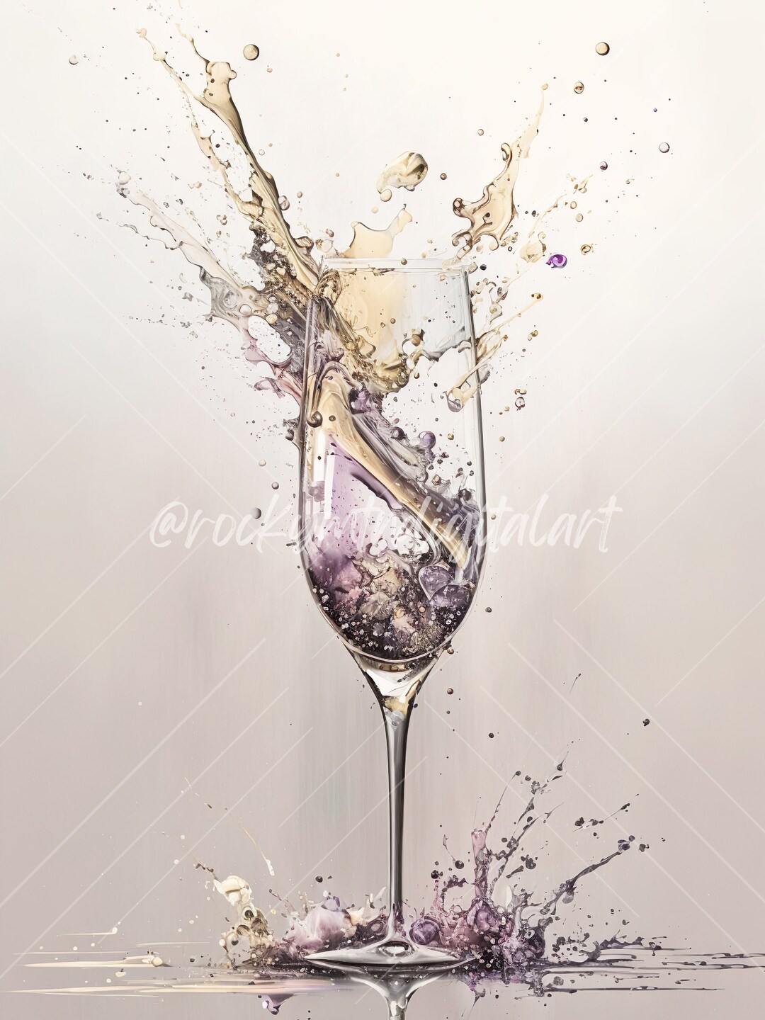 Champagne Burst | DIY, Digital Download, Printable, Print at Home ...