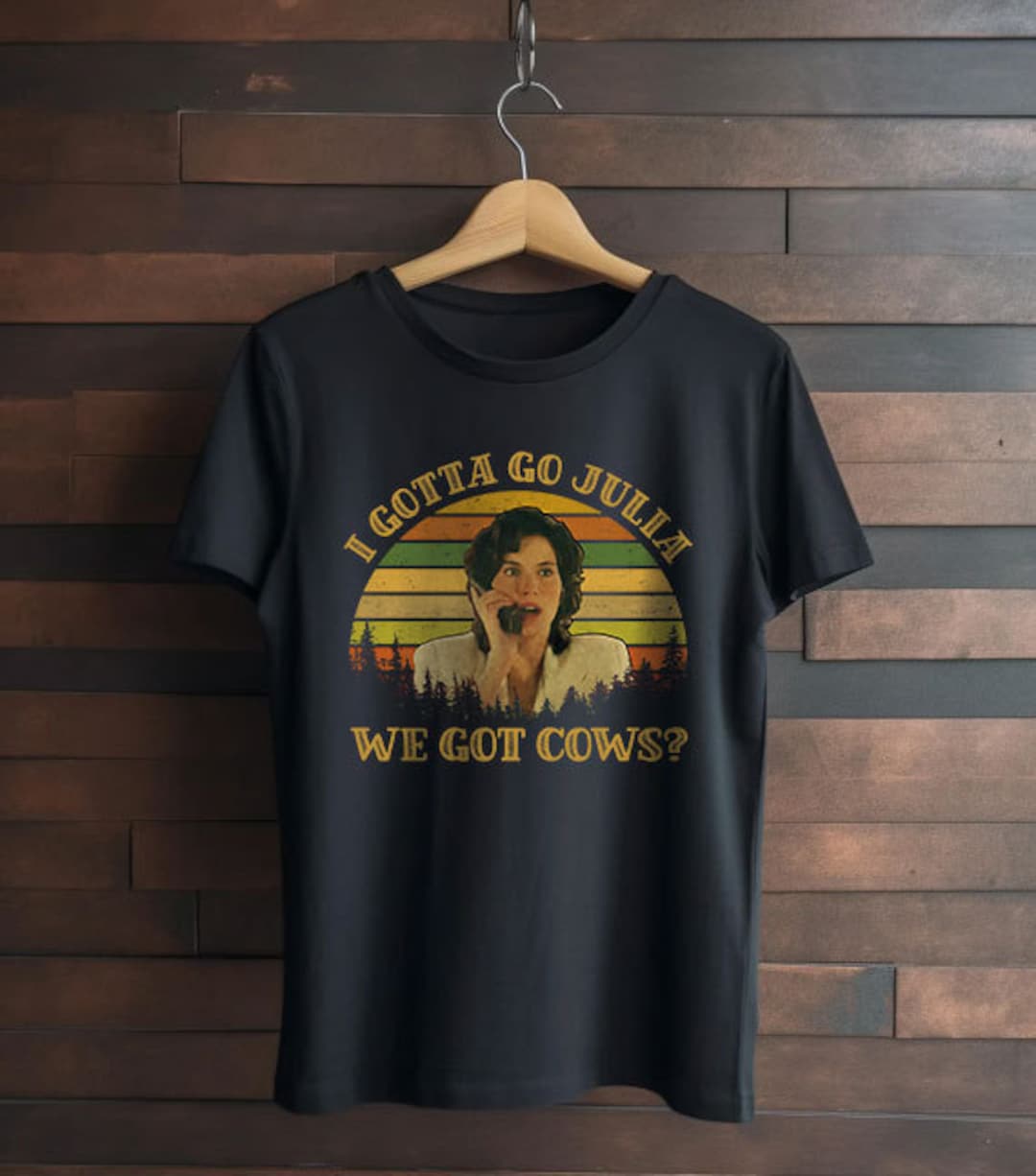 Jami Gertz I Gotta Go Julia We Got Cows Vintage T-shirt - Etsy