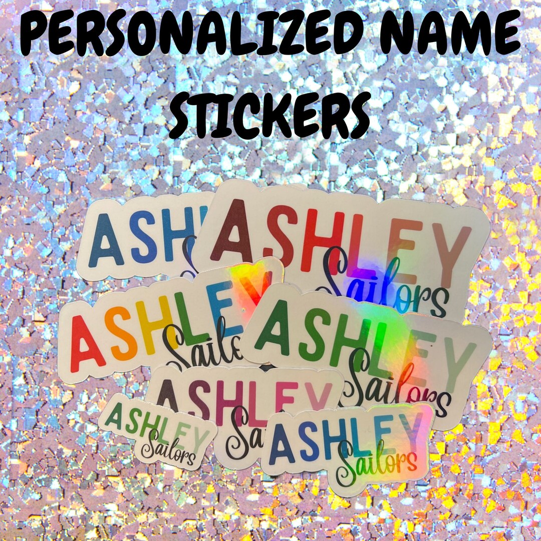 Name Sticker Personalized Name Stickers Scrapbooking Stickers for All ...