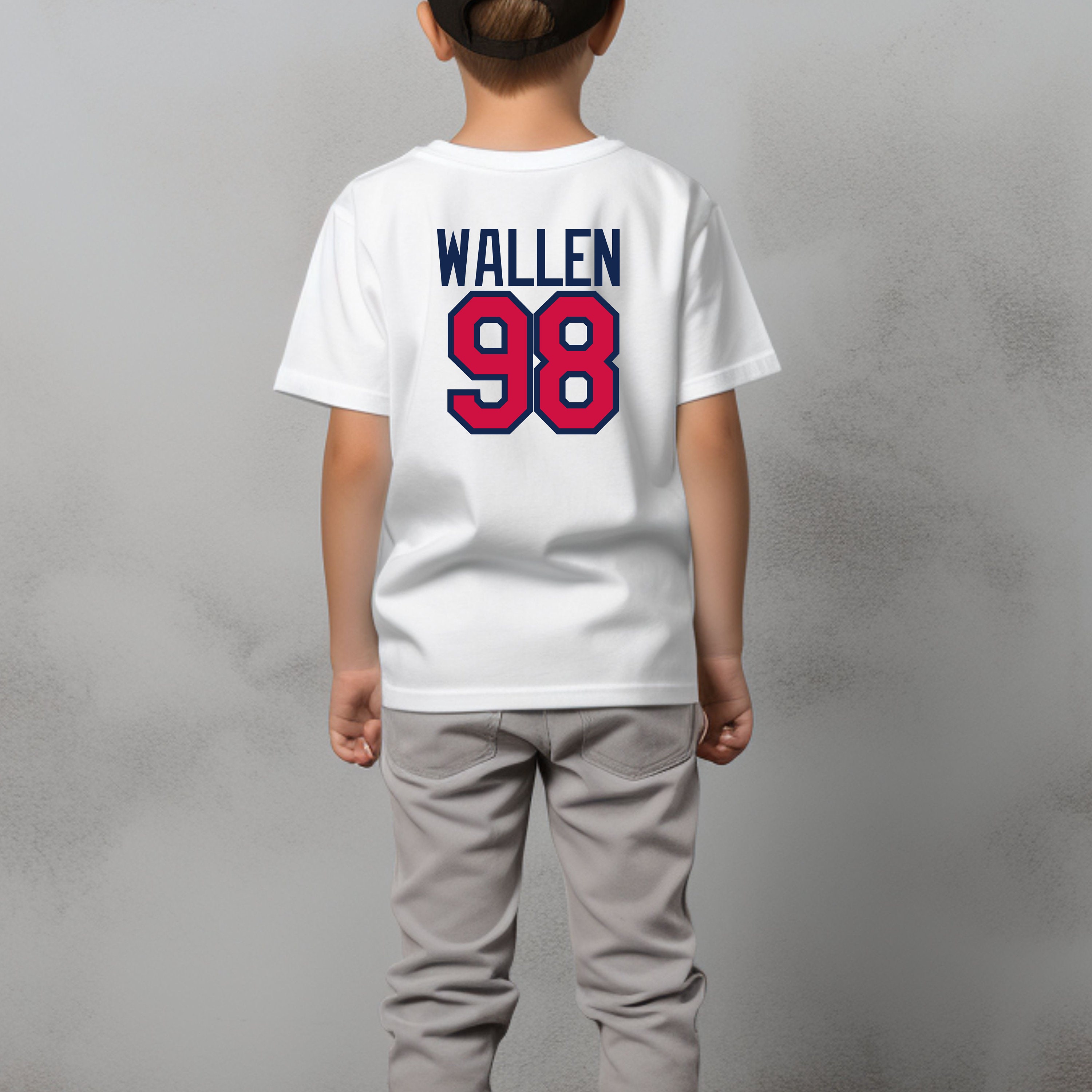 Wallen 98 Braves Kids Shirt, Country Kids Shirt, Kids Cowboy Shirt ...