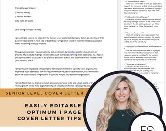 Professional Entry-level Cover Letter Template | Job Application ...