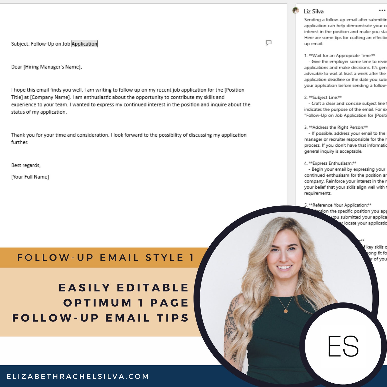 Professional Job Application Follow-up Email Templates - Boost Your ...
