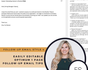 Professional Job Application Follow-up Email Templates - Boost Your ...